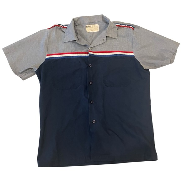 Angelica | Shirts | Vintage Mechanic Shirt Sz L Button Up Single Stitch ...